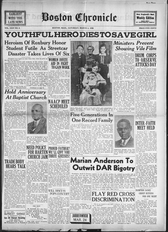 Boston Chronicle. March 04, 1939 - Digital Commonwealth
