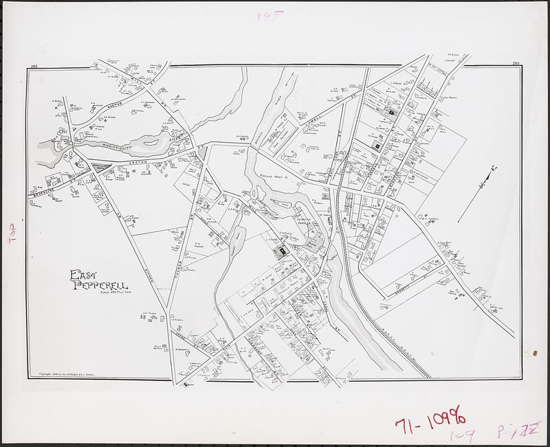Copy of 1889 map of East Pepperell - Digital Commonwealth