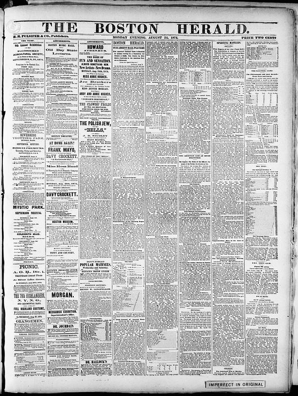 The Boston Herald. August 24, 1874 - Digital Commonwealth