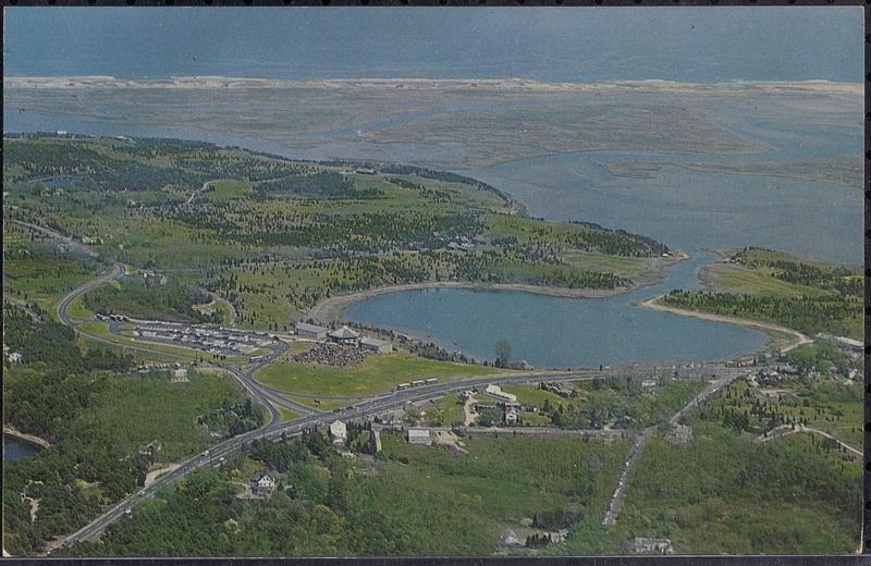 Aerial view of the Cape Cod National Seashore Visitor Center on the day ...