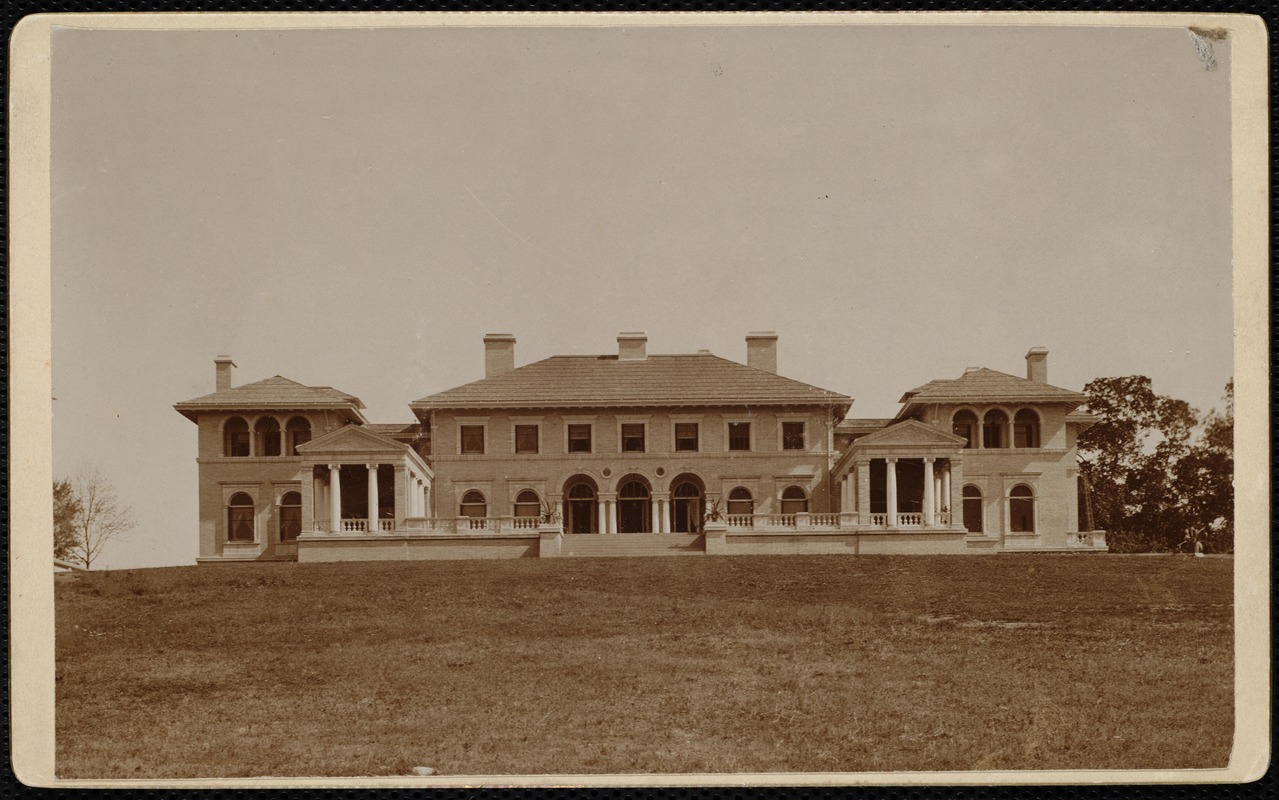 Wheatleigh: lake façade - Digital Commonwealth