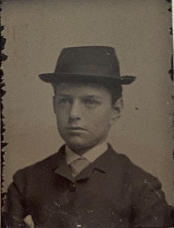 Young man, probably Mabel Simpkins' brother - Digital Commonwealth