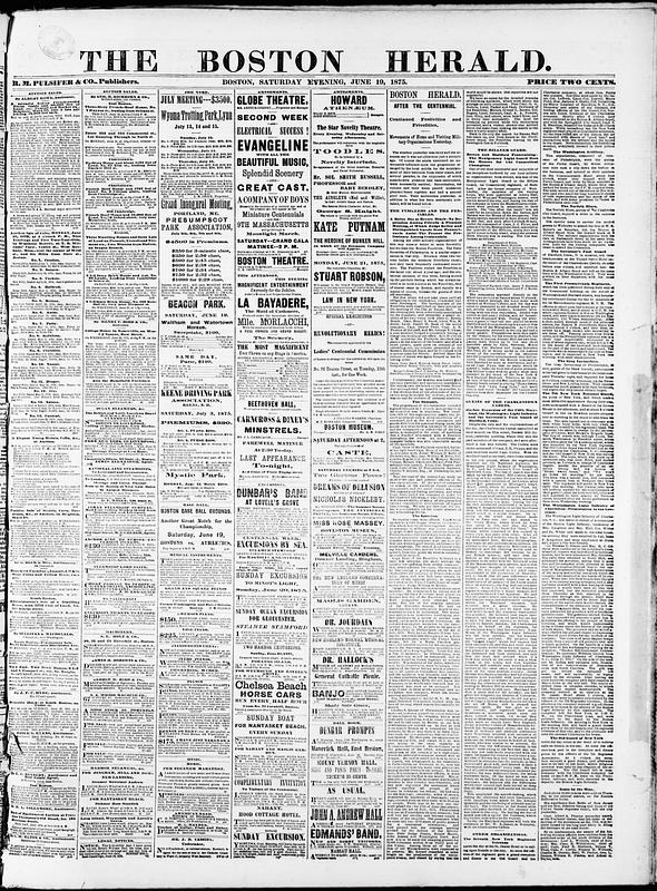 The Boston Herald. June 19, 1875 - Digital Commonwealth