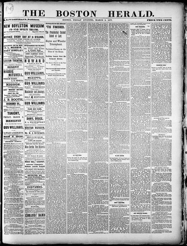The Boston Herald. March 02, 1877 - Digital Commonwealth