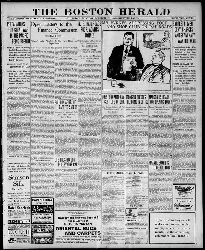The Boston Herald. October 17, 1907 - Digital Commonwealth