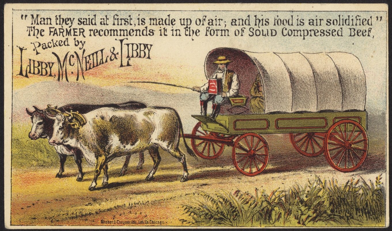 "Man they said at first, is made up of air, and his food is air ...