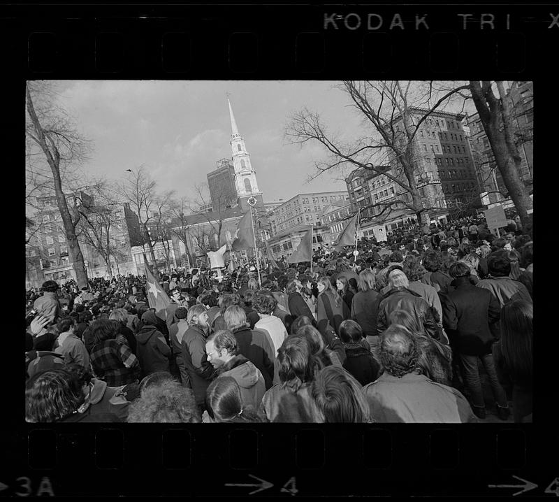 Anti-war demonstration, Boston Common - Digital Commonwealth