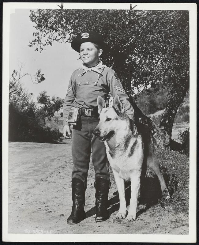 Lee Aaker shares billing with canine star Rin Tin Tin in Screen Gems ...