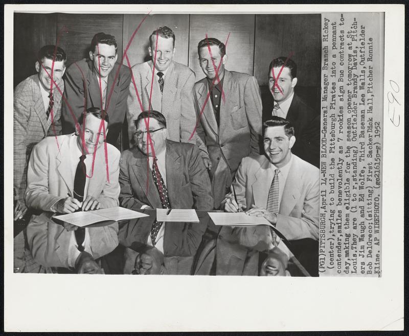 New Blood - General Manager Branch Rickey (center), trying to build the ...