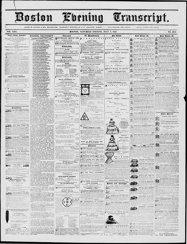 Boston Evening Transcript - Digital Commonwealth