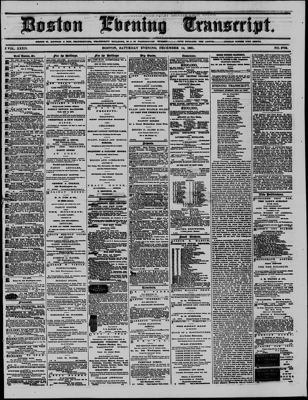 Boston Evening Transcript - Digital Commonwealth