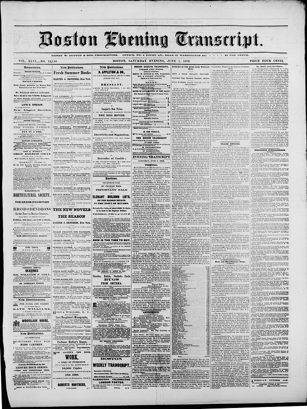 Boston Evening Transcript - Digital Commonwealth