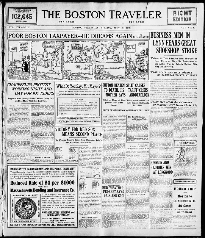 The Boston Traveler. July 21, 1909 - Digital Commonwealth