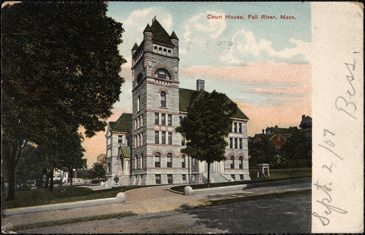 Court house, Fall River, Mass. - Digital Commonwealth