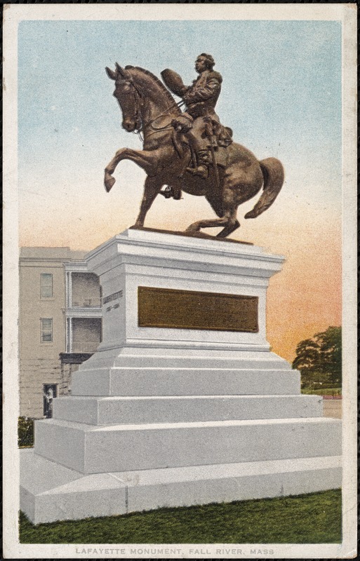 Lafayette Monument, Fall River, Mass. - Digital Commonwealth