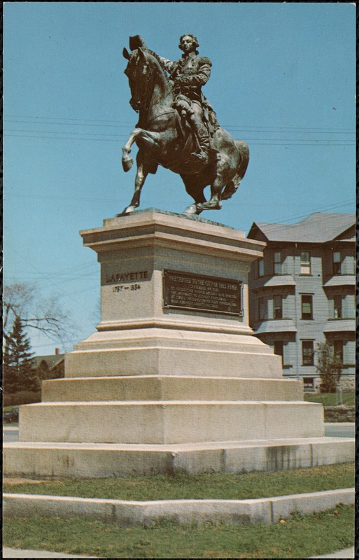 Lafayette Monument, Fall River, Mass. - Digital Commonwealth