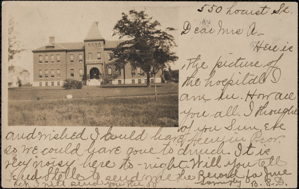 Hospital, Fall River, Mass. - Digital Commonwealth