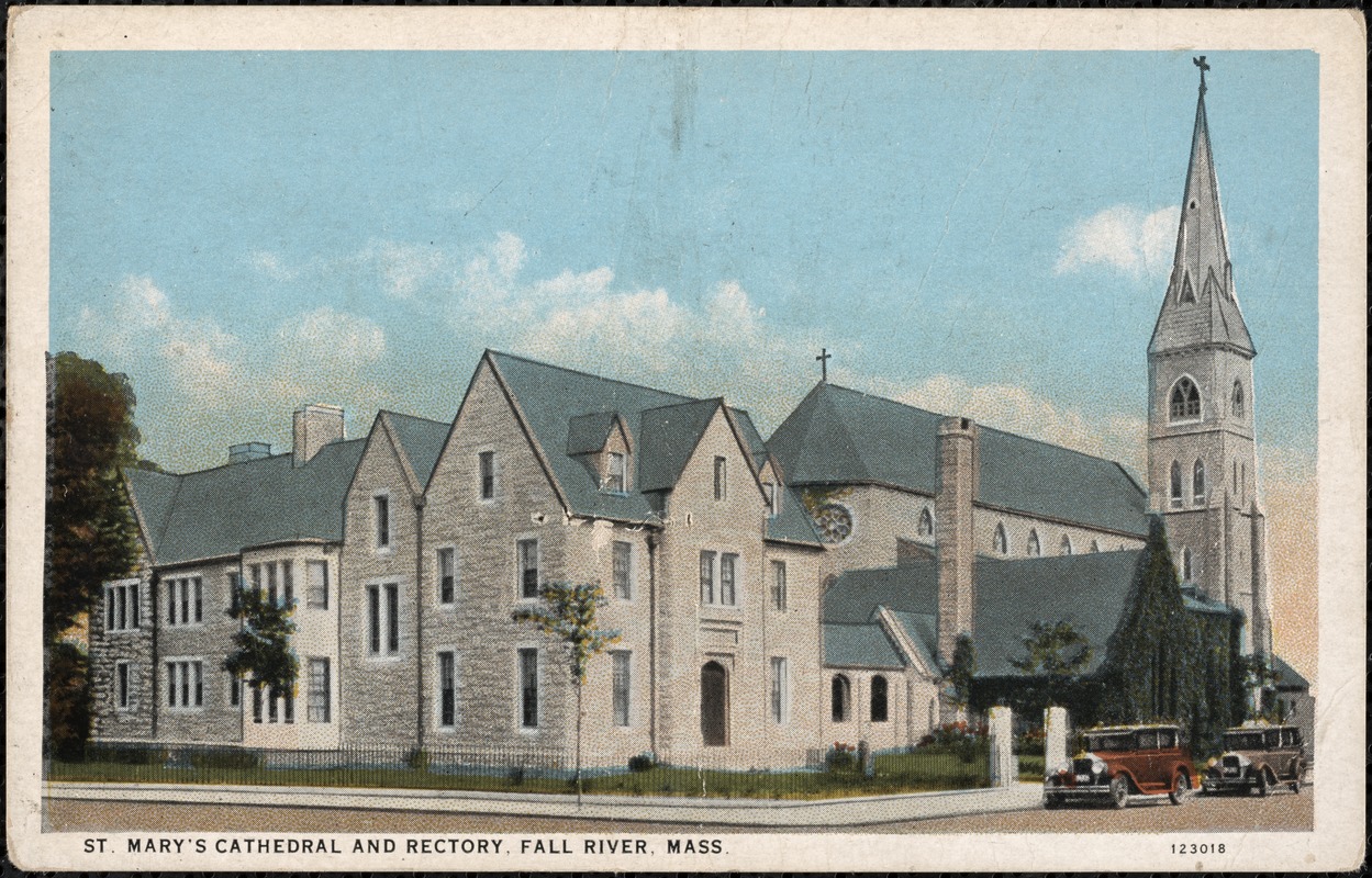 St. Mary's Cathedral and Rectory, Fall River, Mass. - Digital Commonwealth