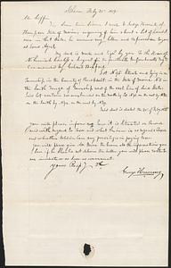 George Henning to George Coffin, 24 February 1839 - Digital Commonwealth