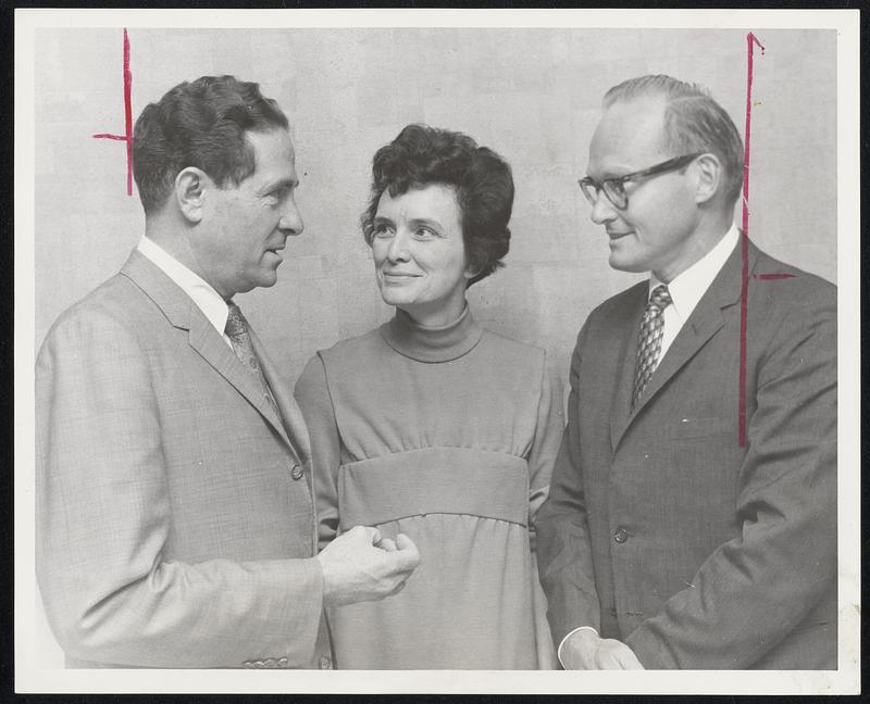 At Inaugural Weekend exercises at Brandeis University yesterday, new ...