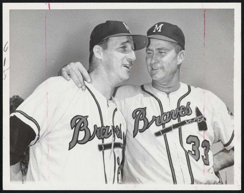 Milwaukee Braves pitchers Warren Spahn and Lew Burdette - Digital ...