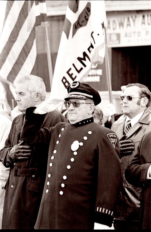 Chief Burgin, Senator Doris, Trainor funeral - Digital Commonwealth