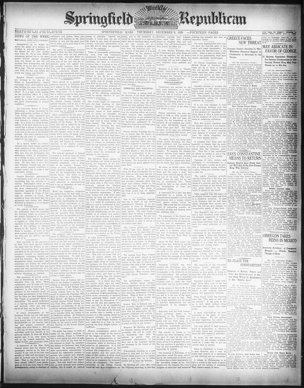 Springfield Weekly Republican - Digital Commonwealth