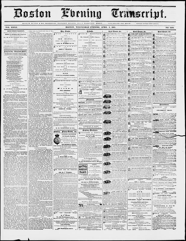 Boston Evening Transcript - Digital Commonwealth