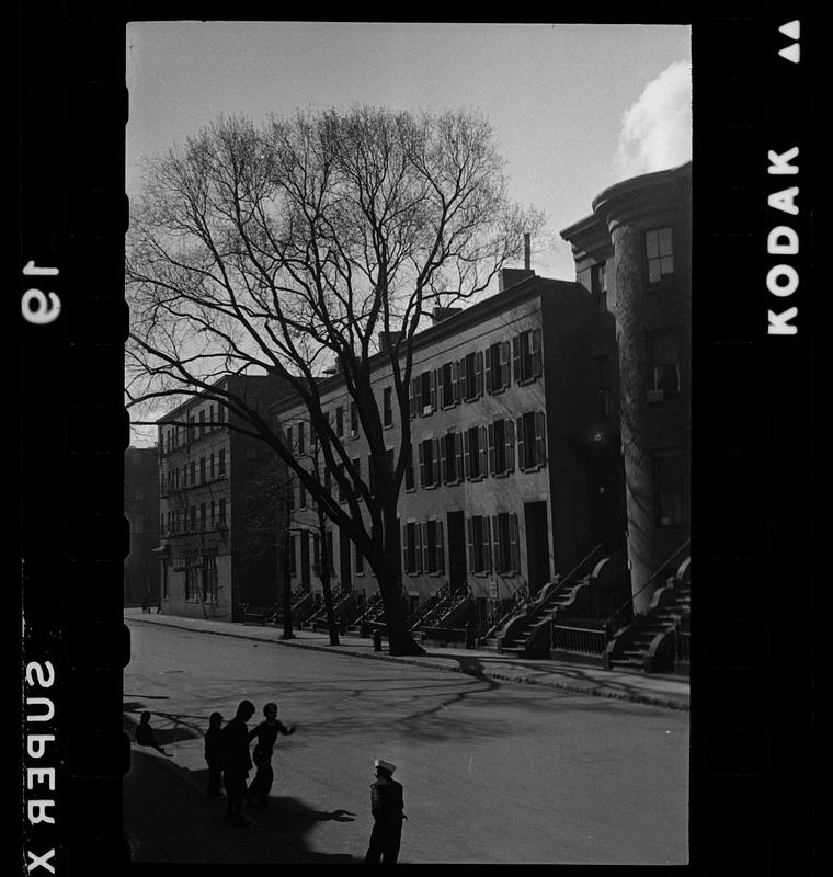 West Brookline Street, Boston, Massachusetts, between Warren Avenue and ...