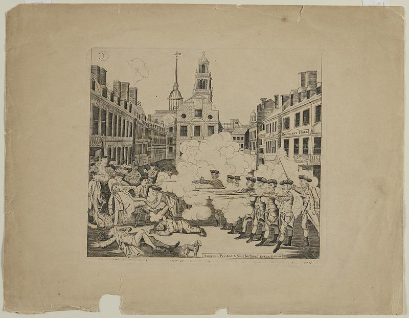 The bloody massacre perpetrated in King Street Boston on March 5th 1770 ...