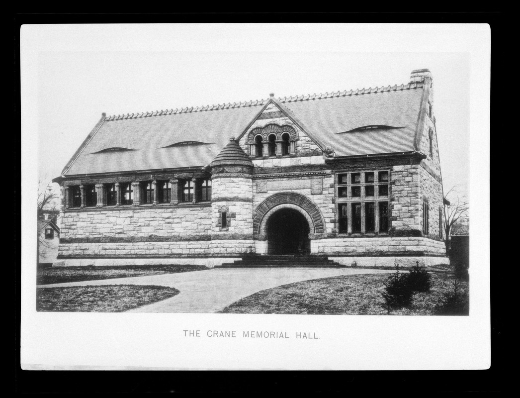 Thomas Crane Public Library. External view. Front view - Digital ...