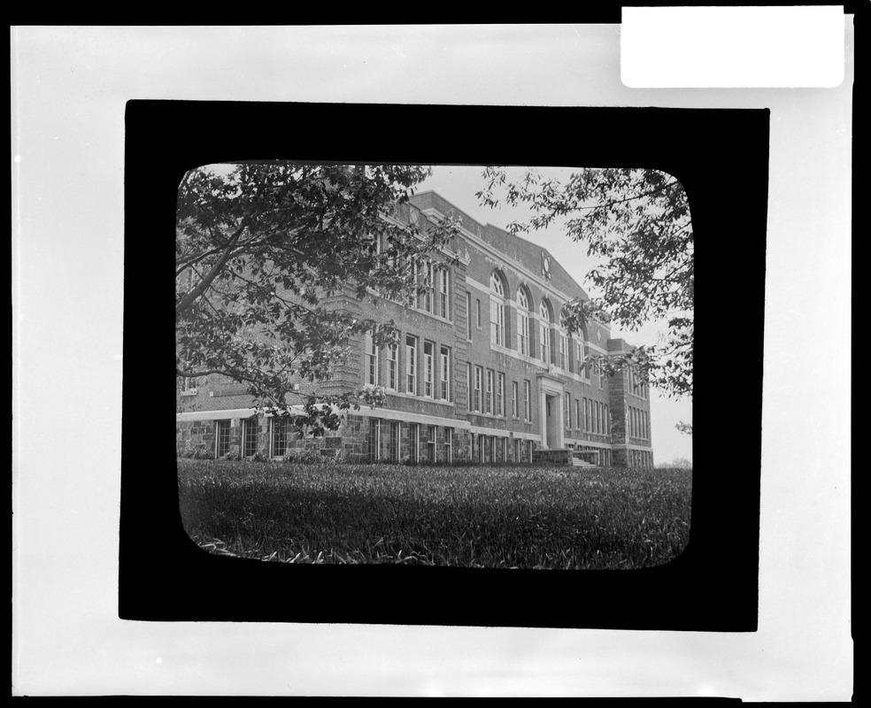 Adams school building - Digital Commonwealth