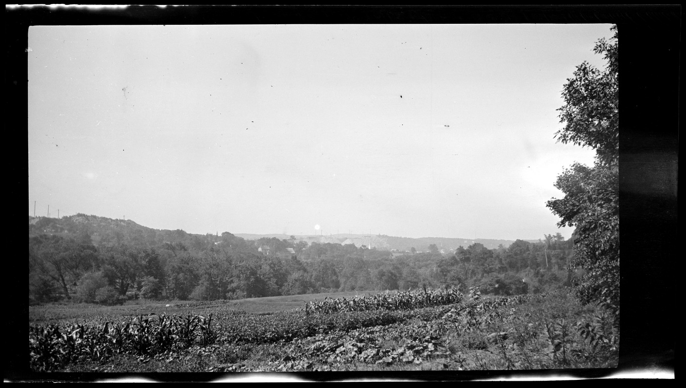 Quarry land from South Central Avenue - Digital Commonwealth