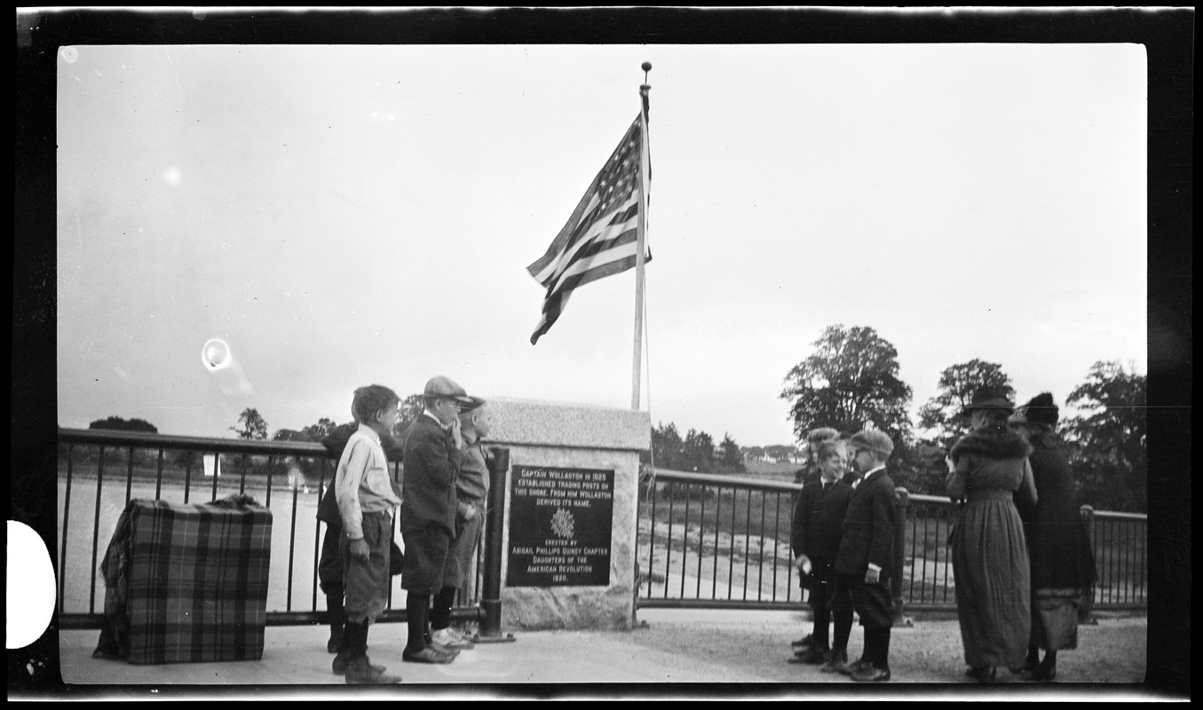 Tablet at bridge inscription - Digital Commonwealth