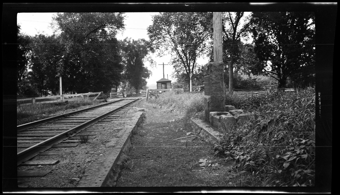 Granite Railway spur track siding - Digital Commonwealth