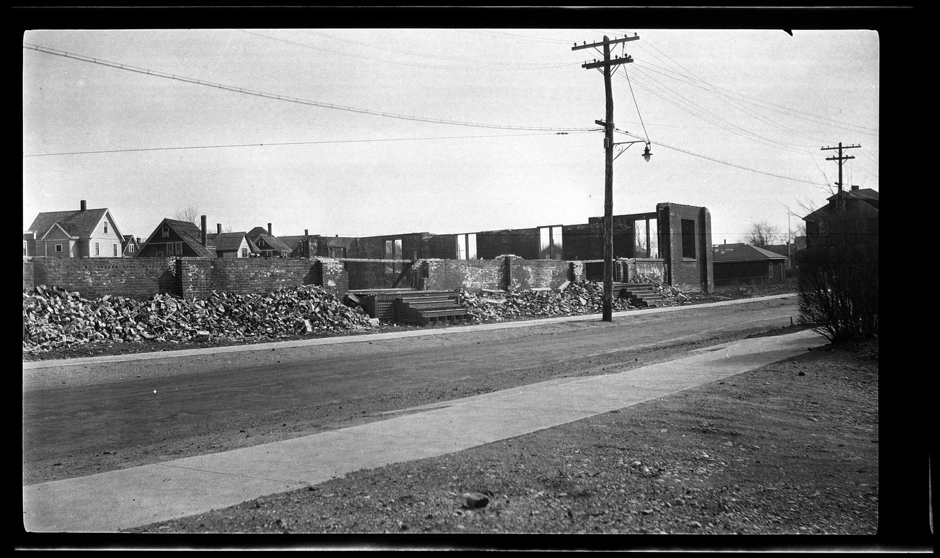 Ruins-Rollerway at Quincy Shore 1931 - Digital Commonwealth