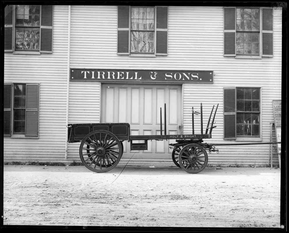 Tirrell and Sons shop - Digital Commonwealth