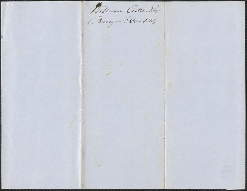 William Cutter to George Coffin, 2 October 1849 - Digital Commonwealth