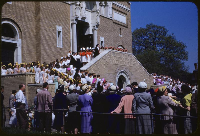 St. Catherine's May procession - Digital Commonwealth