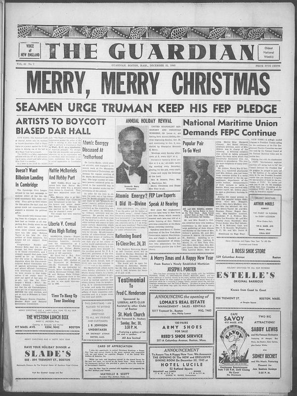 The Guardian. December 22, 1945 - Digital Commonwealth