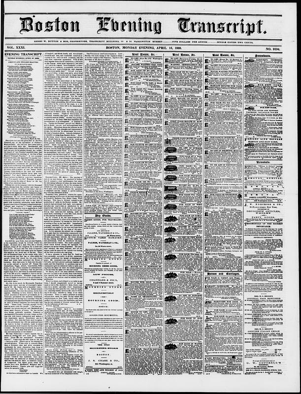 Boston Evening Transcript - Digital Commonwealth