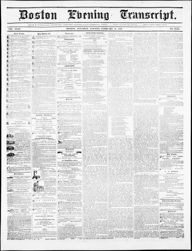 Boston Evening Transcript - Digital Commonwealth