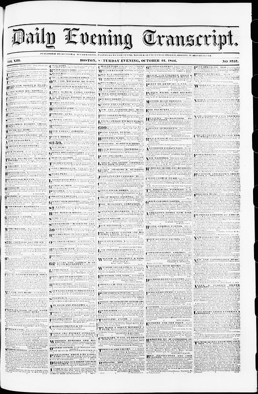 Daily Evening Transcript - Digital Commonwealth