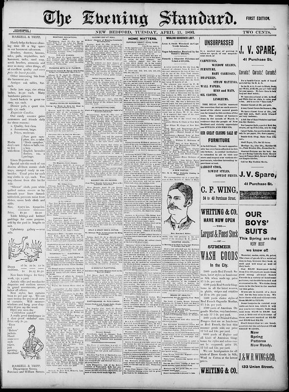 Evening Standard. April 11, 1893 - Digital Commonwealth