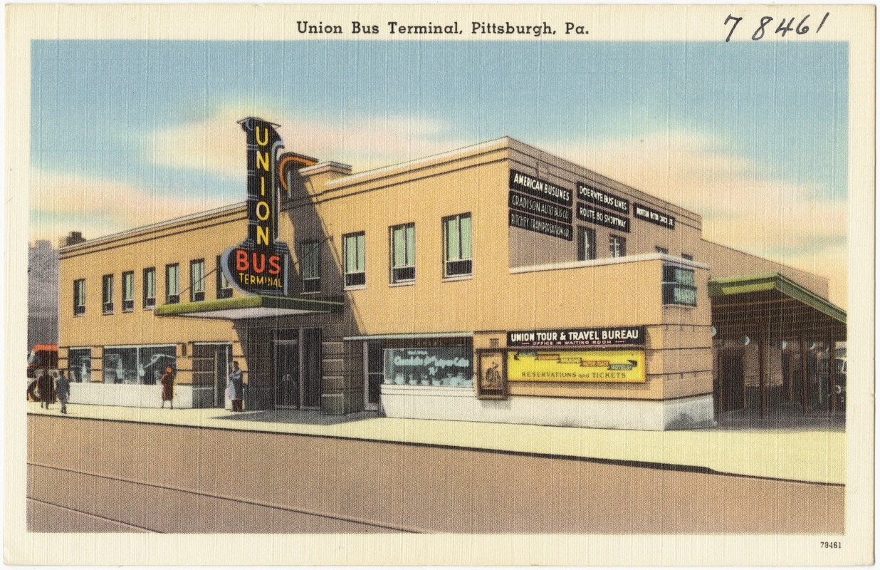 Union Bus Terminal, Pittsburgh, Pa. - Digital Commonwealth