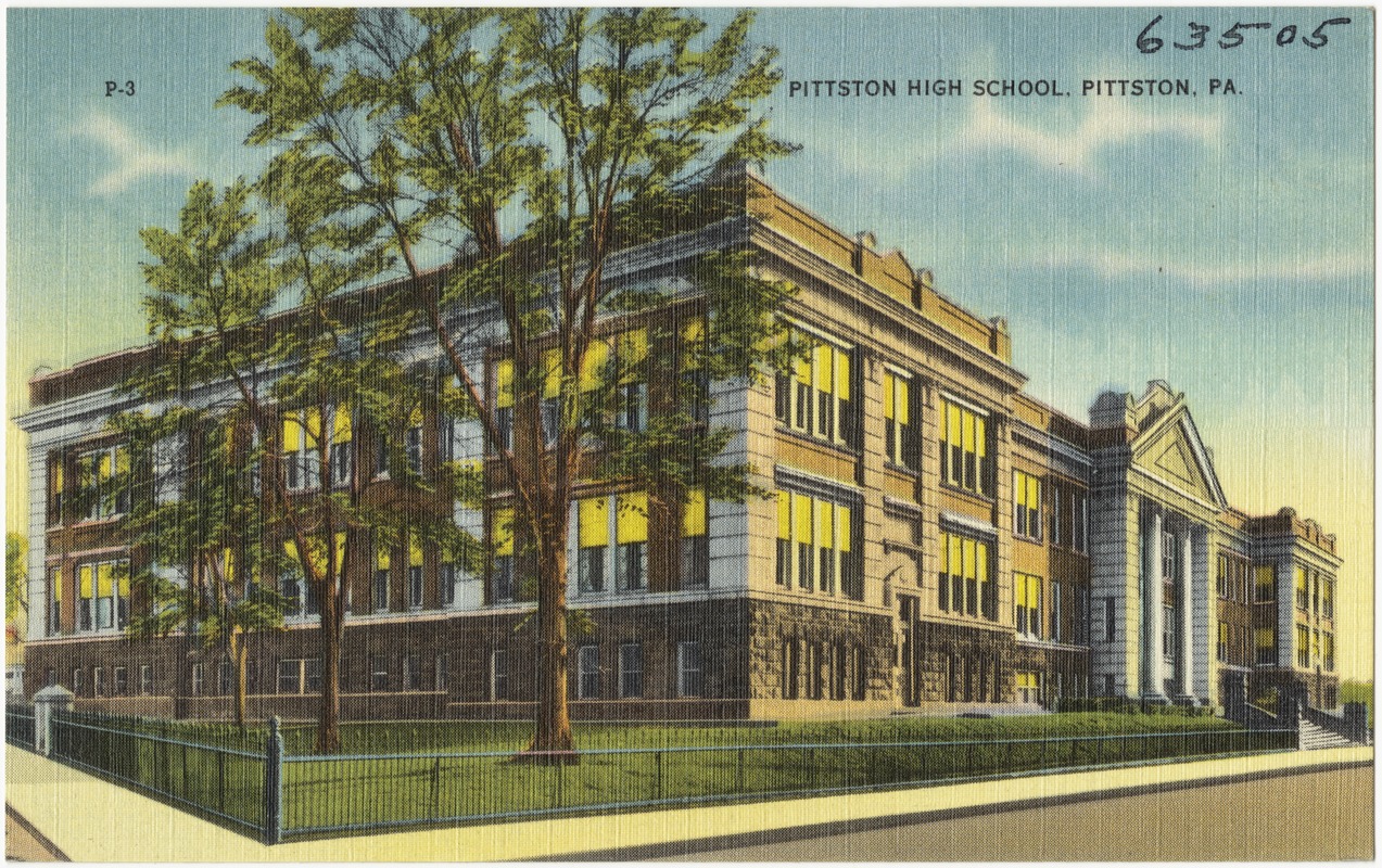Pittston High School, Pittston, PA. - Digital Commonwealth