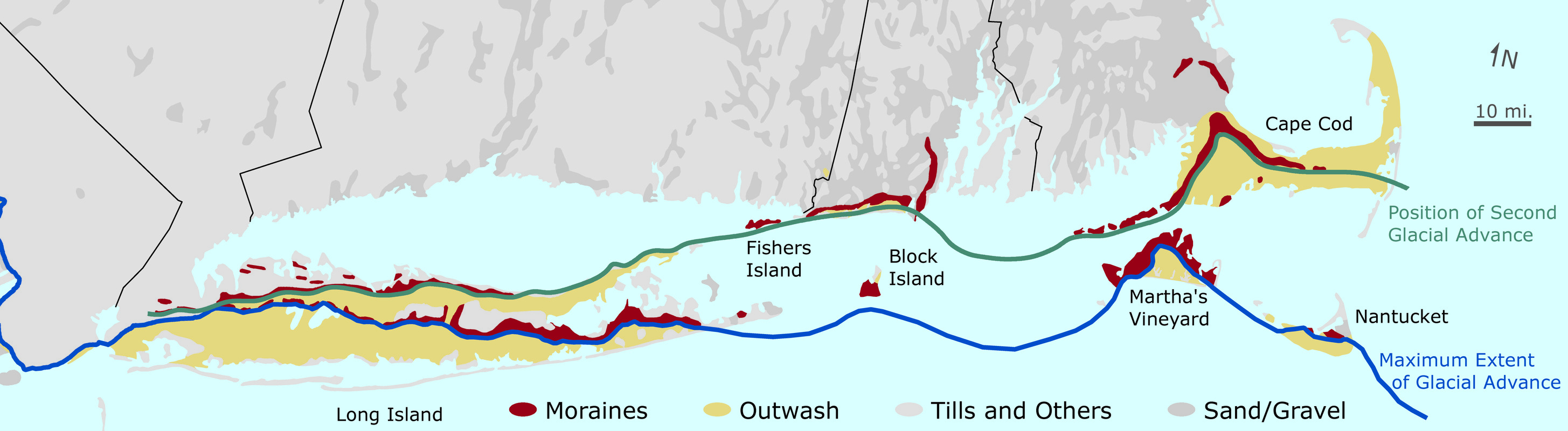 Surficial Geology of Eastern Seashore - Digital Commonwealth