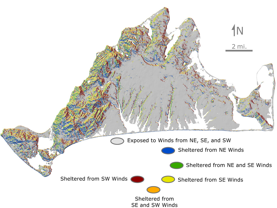 Wind Direction and Damage Level for Major Hurricanes - Digital Commonwealth