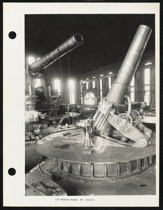 12" Mortar M1896 M3 - Digital Commonwealth
