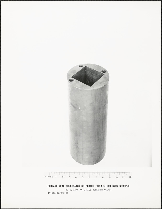 Forward lead collimator shielding for neutron slow chopper - Digital ...